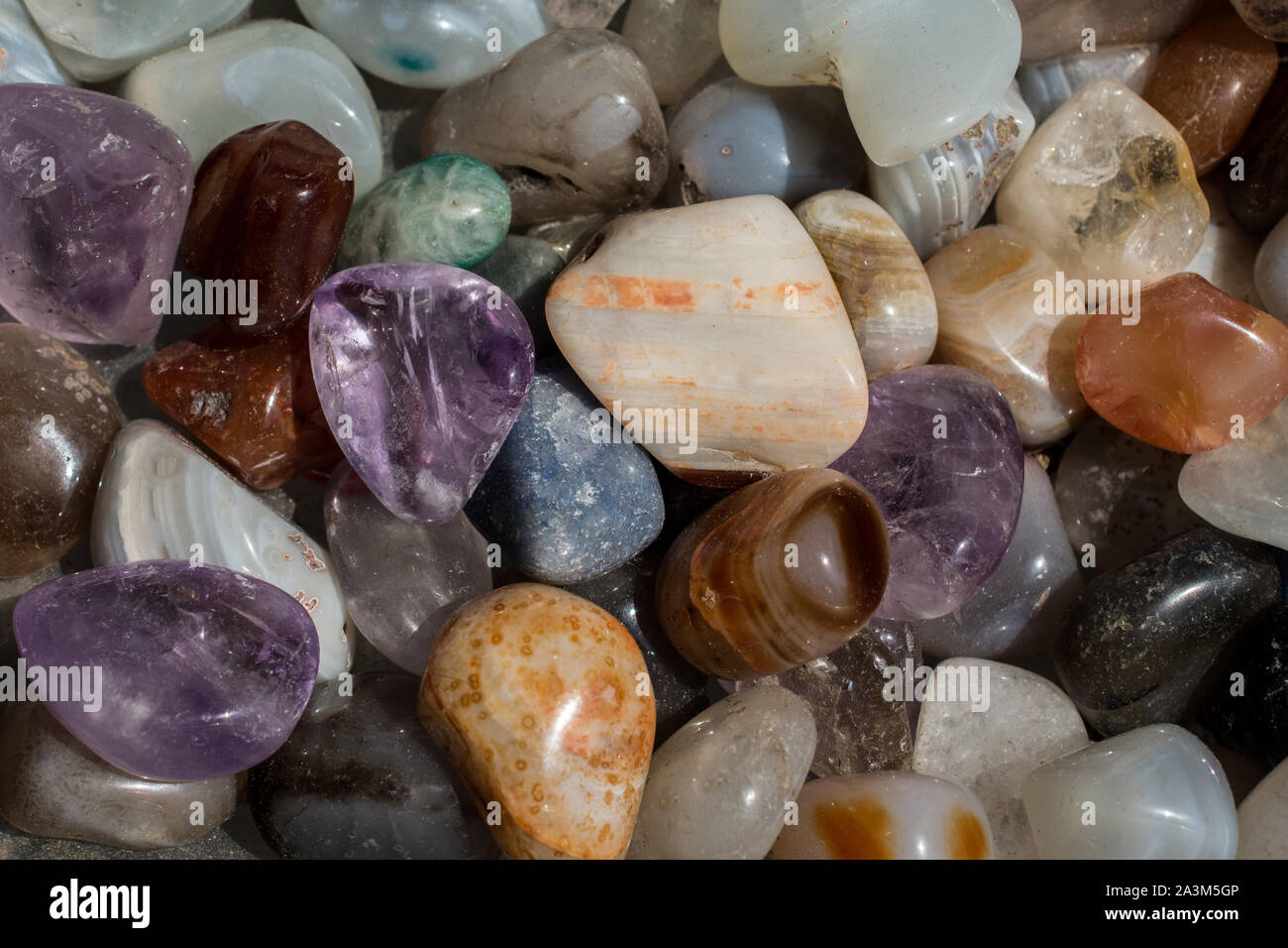 natural mineral gemstones of a certain type in view Stock Photo - Alamy