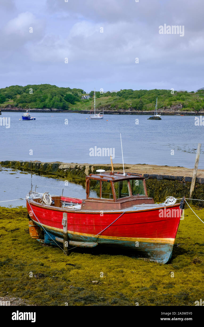 Badachro Gairloch Wester Ross Highland Scotland Stock Photo - Alamy
