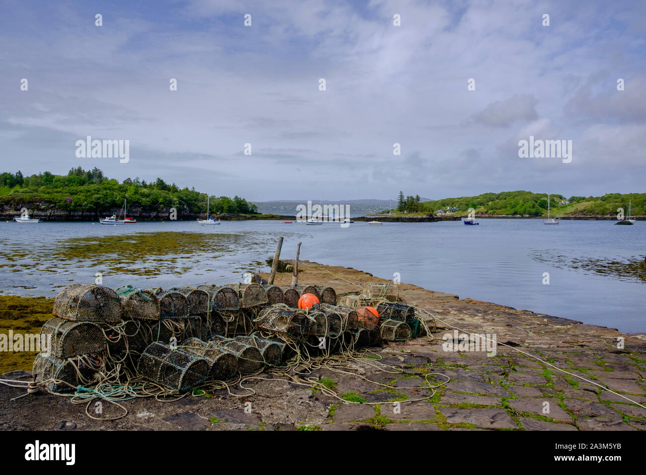 Badachro Gairloch Wester Ross Highland Scotland Stock Photo - Alamy