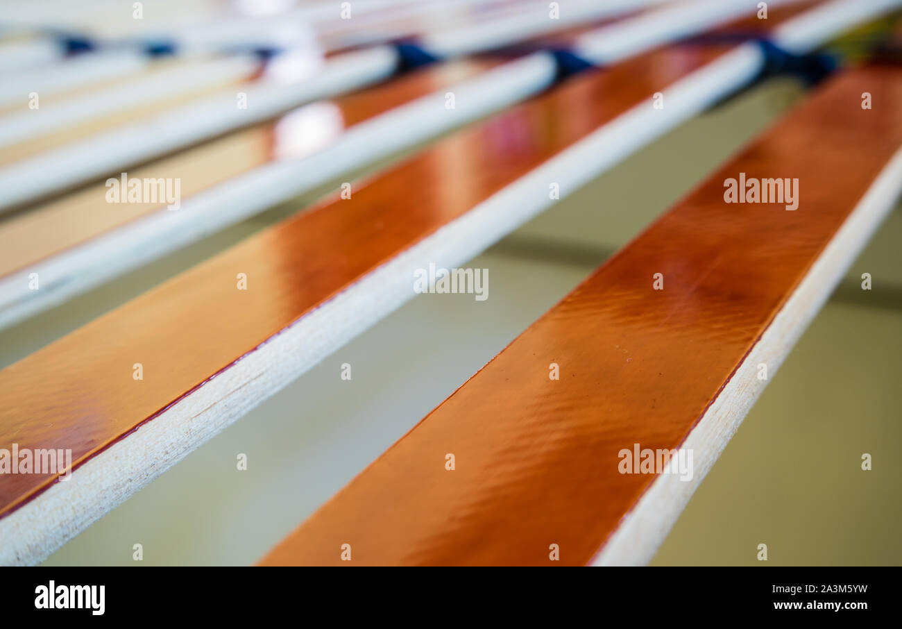 Slatted frame bed Stock Photo - Alamy