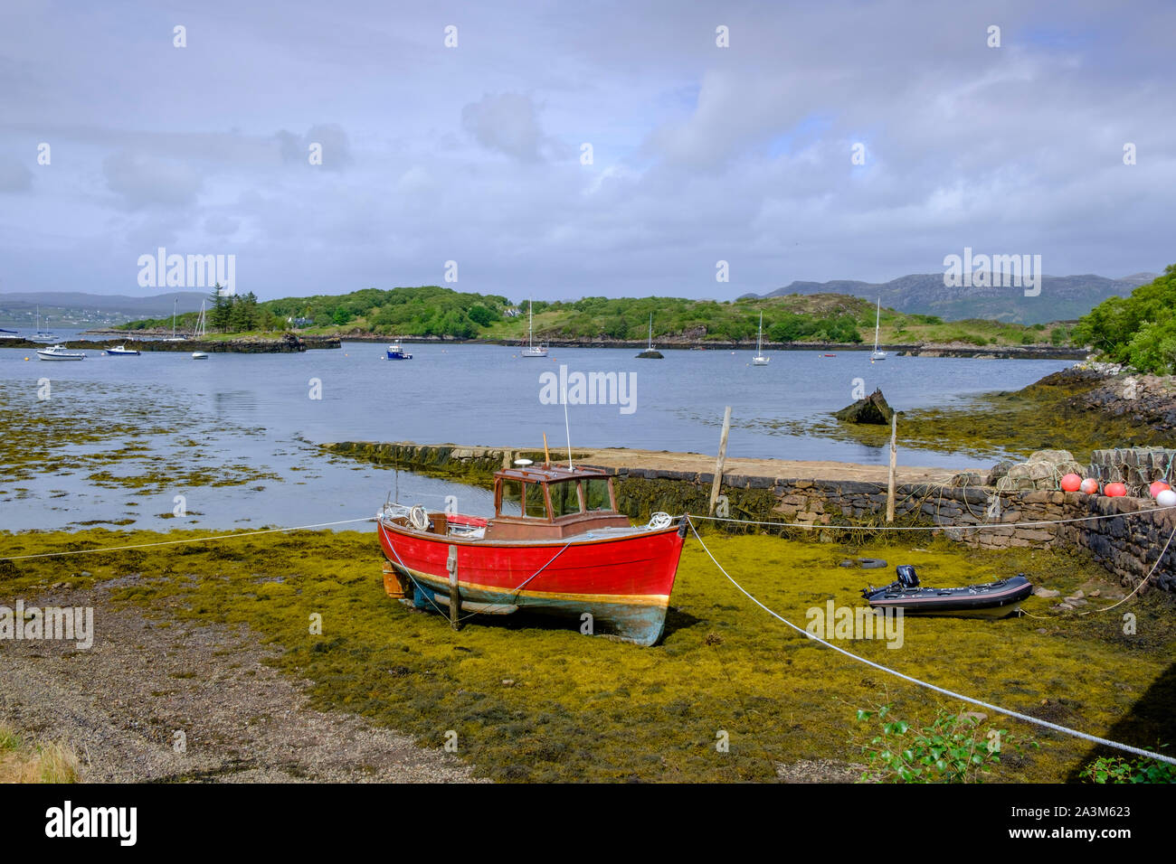 Badachro Gairloch Wester Ross Highland Scotland Stock Photo - Alamy