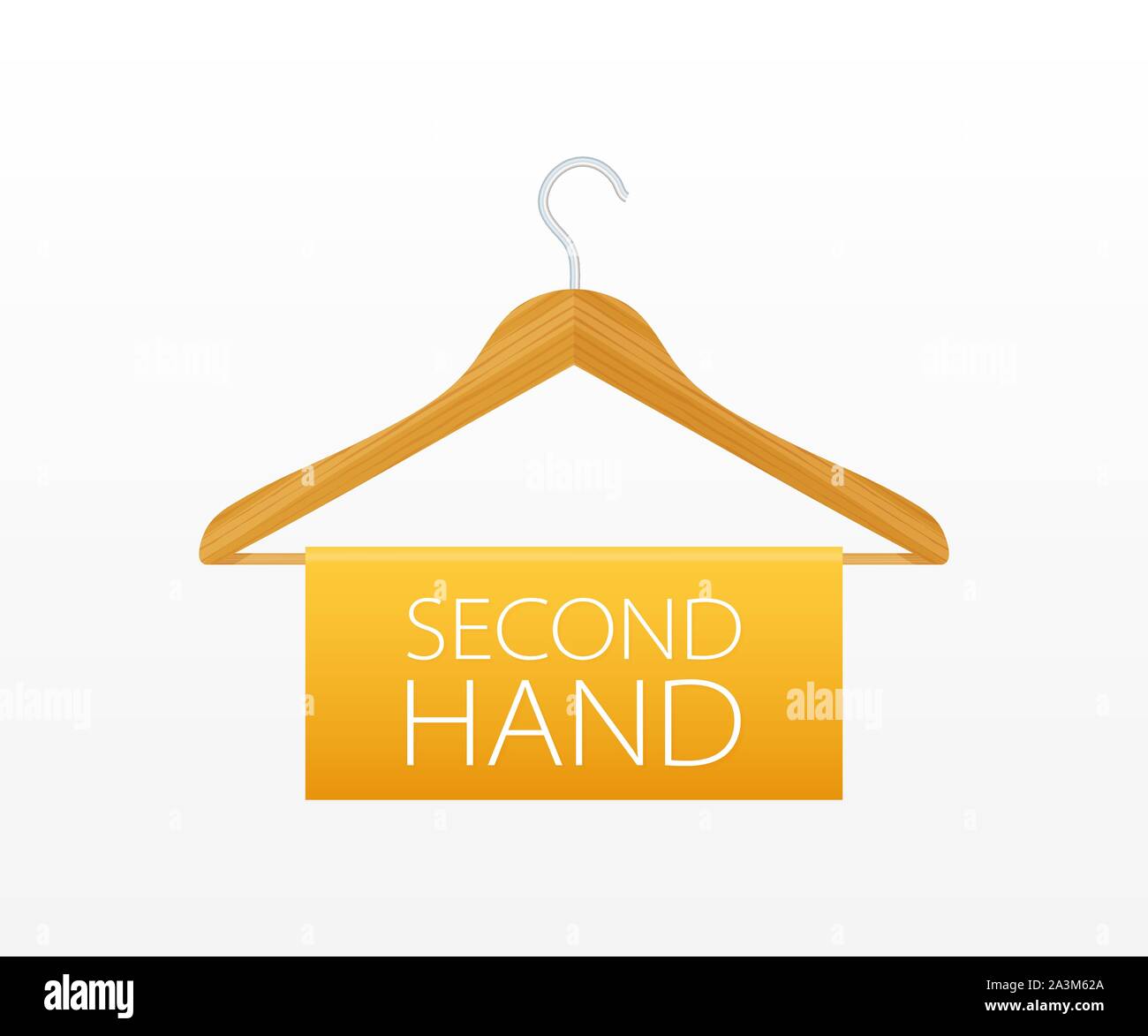 Second hand shop. Template for logo. Vector stock illustration Stock ...