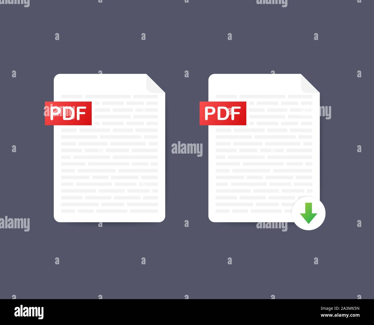 Download PDF button. Downloading document concept. File with PDF label ...