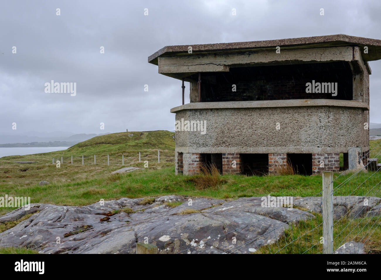 Naval Trail Loch Ewe Poolewe Wester Ross Highland Scotland Stock Photo ...