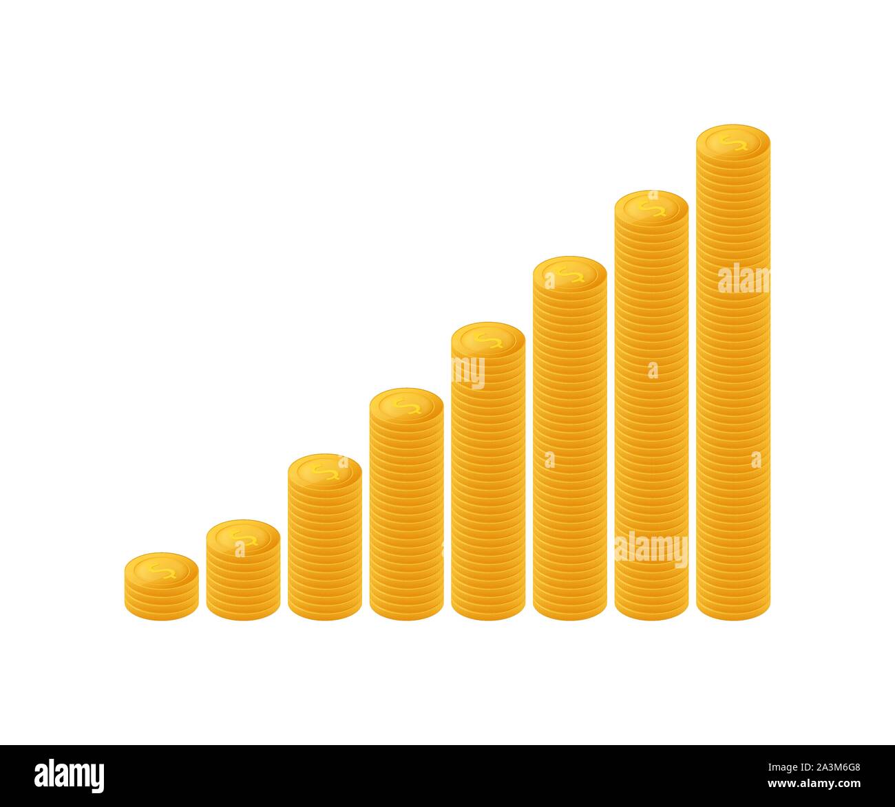 Profit money or budget. Cash and rising graph arrow up, concept of ...