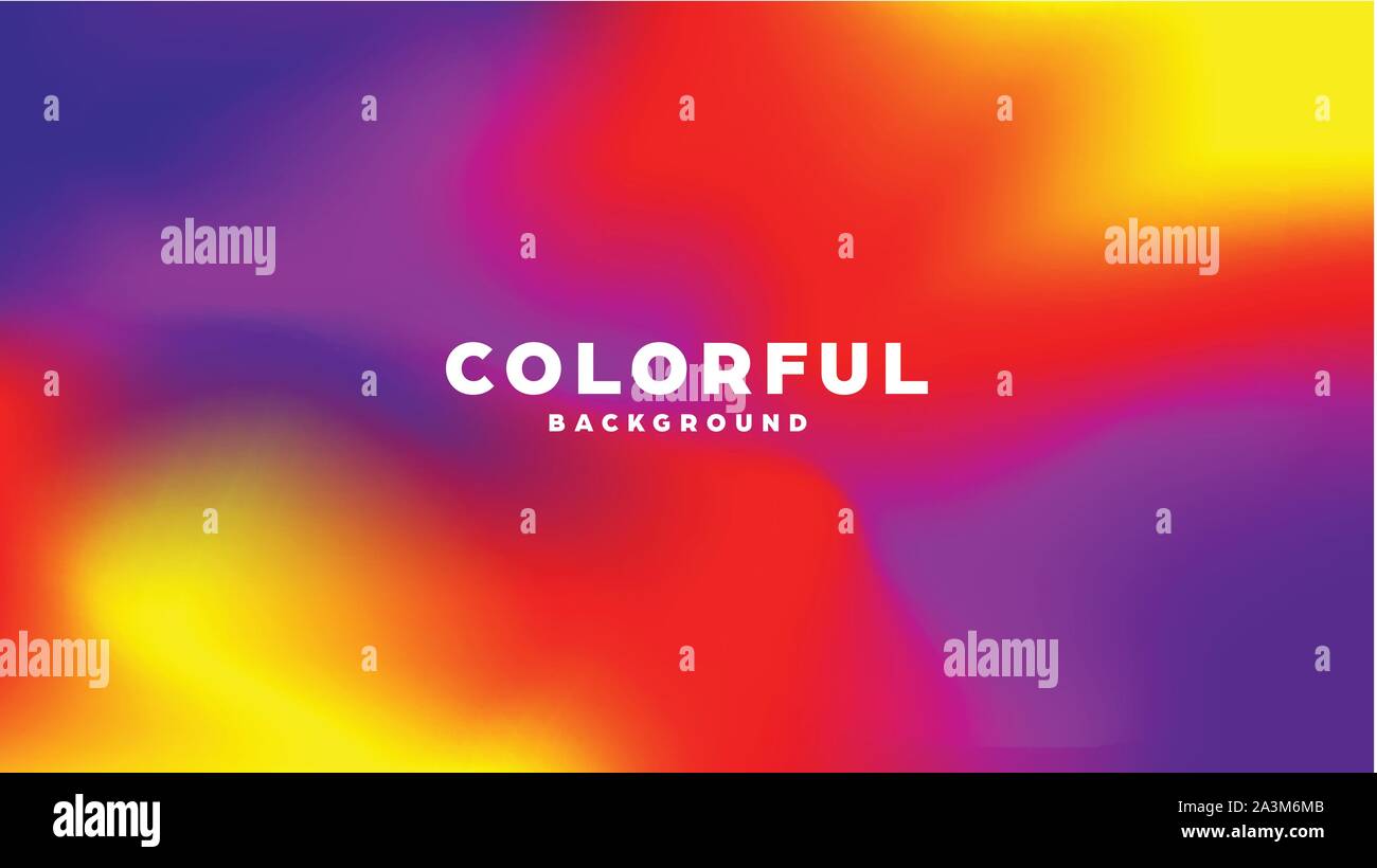 Colorful modern abstract background with neon gradient. Dynamic color flow poster, banner ...