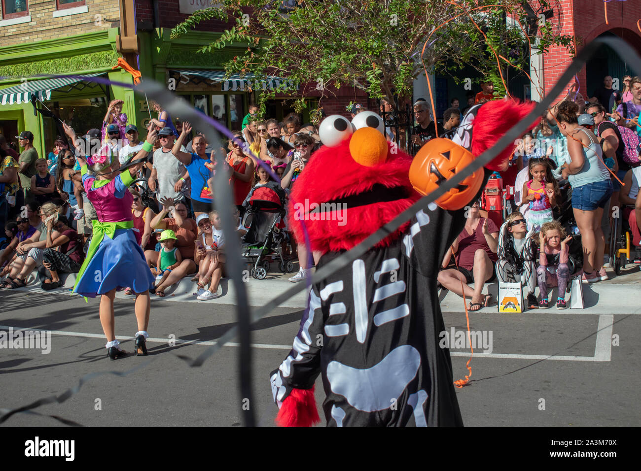 Orlando, Florida. October 5, 2019. Elmo in Halloween Sesame Street ...