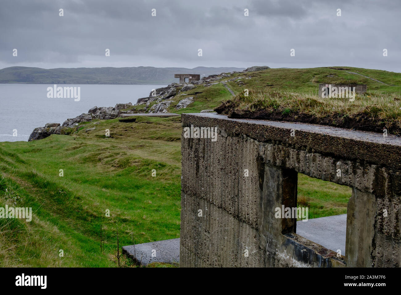 Naval Trail Loch Ewe Poolewe Wester Ross Highland Scotland Stock Photo ...