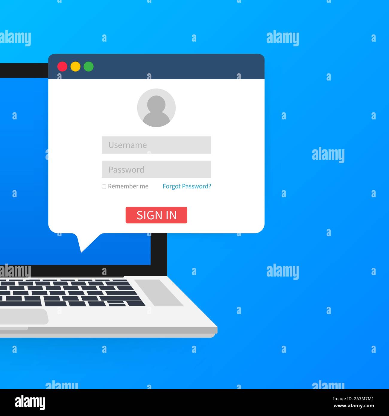 Sign In To Account User Authorization Login Authentication Page