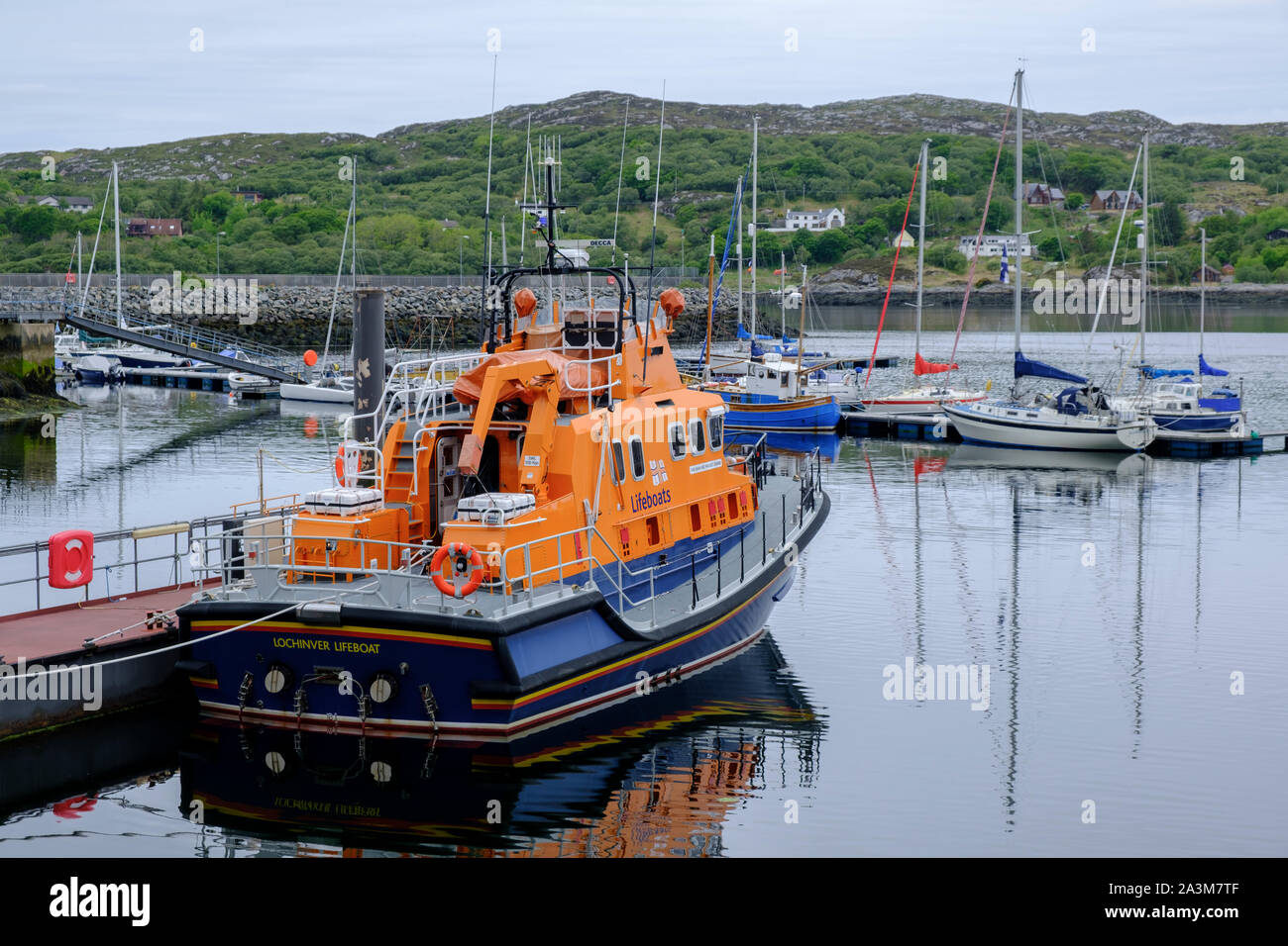 The Harbour Lochinver Assynt Sutherland Scotland Stock Photo - Alamy
