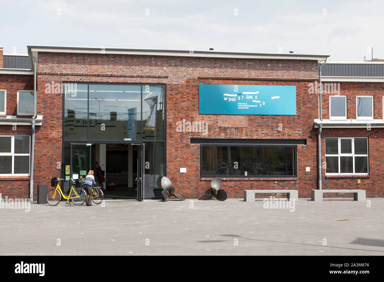 maritime museum at the old harbor, Cuxhaven, Lower Saxony, Germany ...