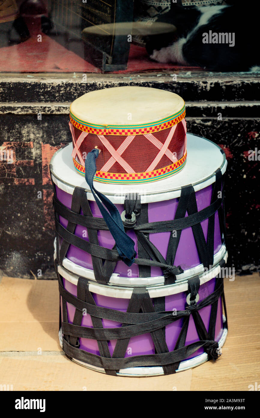 Traditional Turkish style drums as music instrrument Stock Photo - Alamy