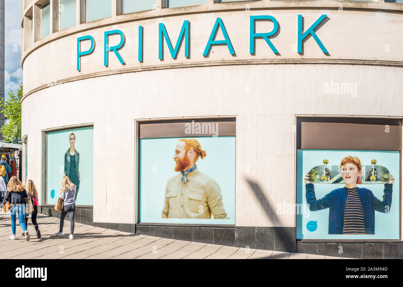 The Horsefair, Broadmead, Bristol, UK. Primark occupies this 1955 ...