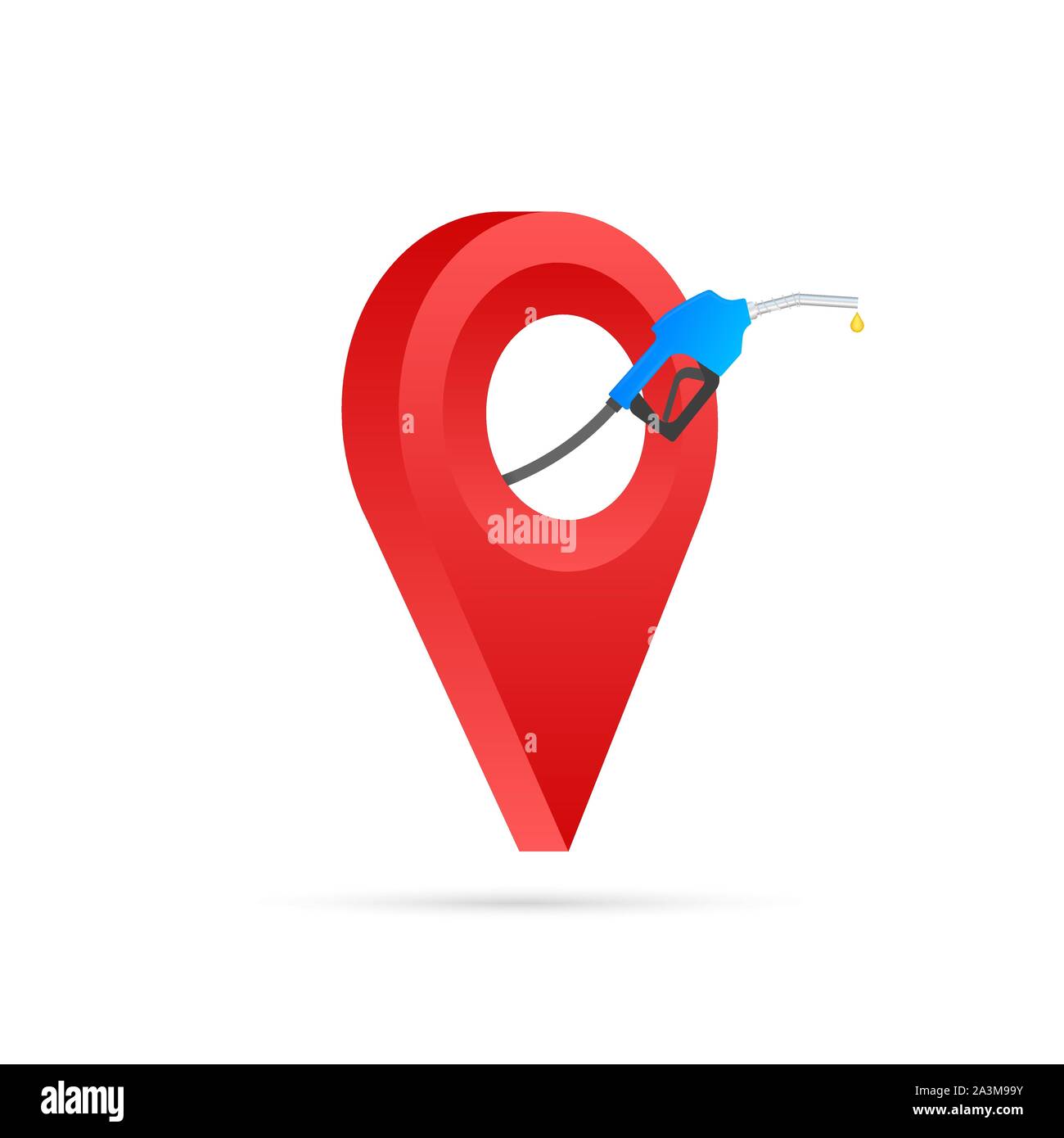 Gas station icon location. Fuel pump, fuel station location gps marker ...