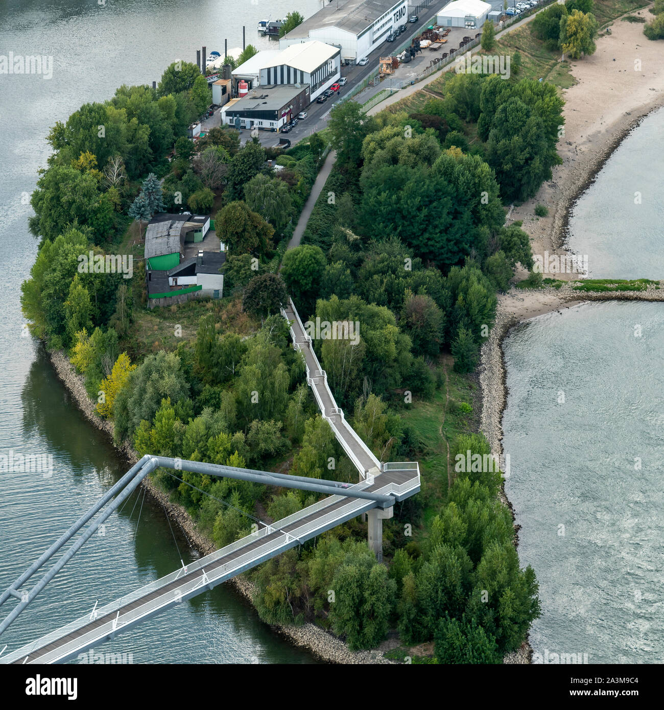 Rhein tower view hi-res stock photography and images - Alamy