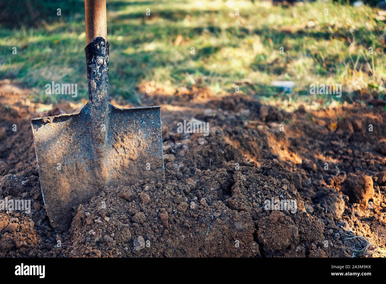 Old spade hi-res stock photography and images - Alamy