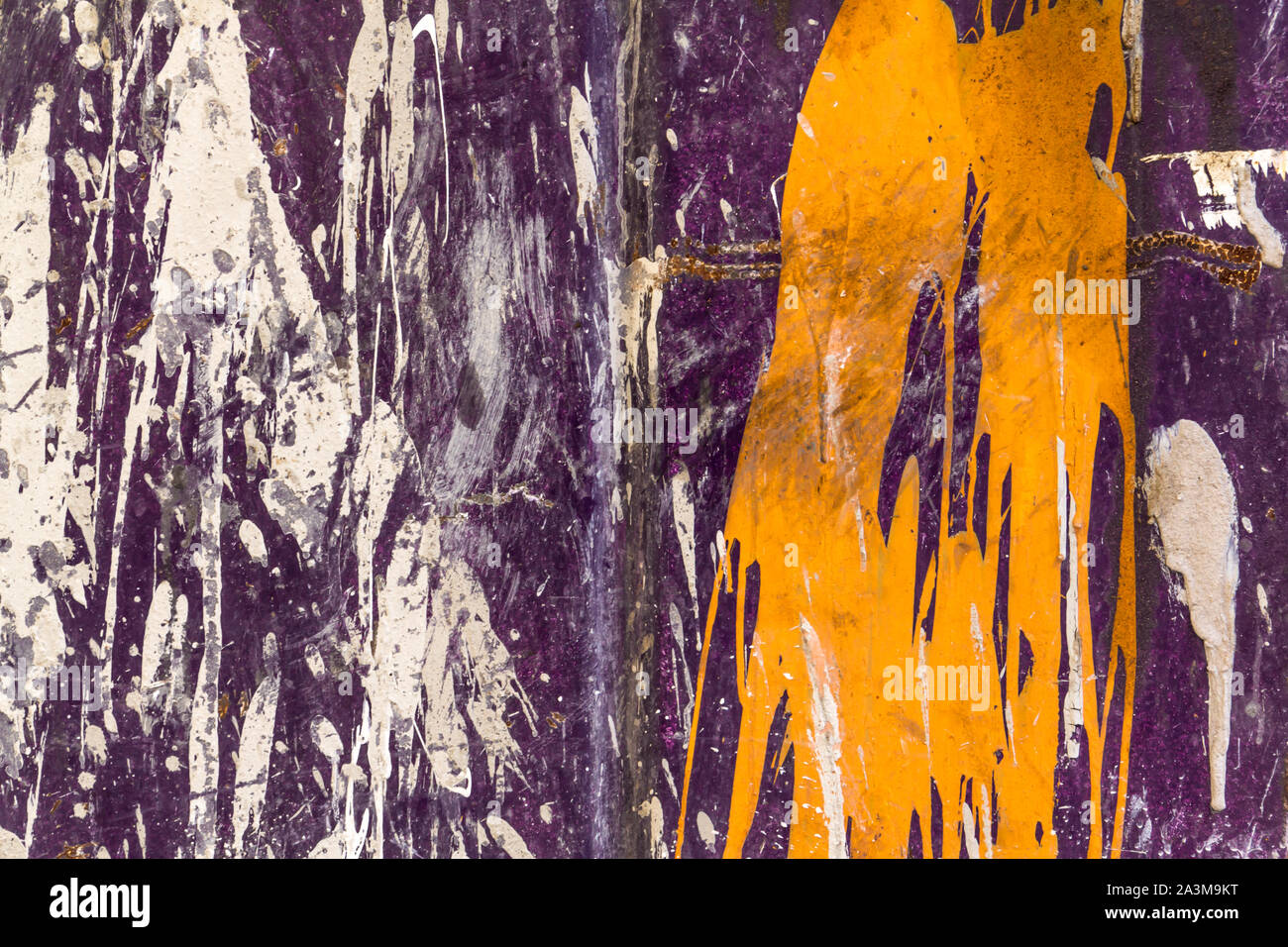 Background Colorful Stains on Dumpster Stock Photo - Alamy