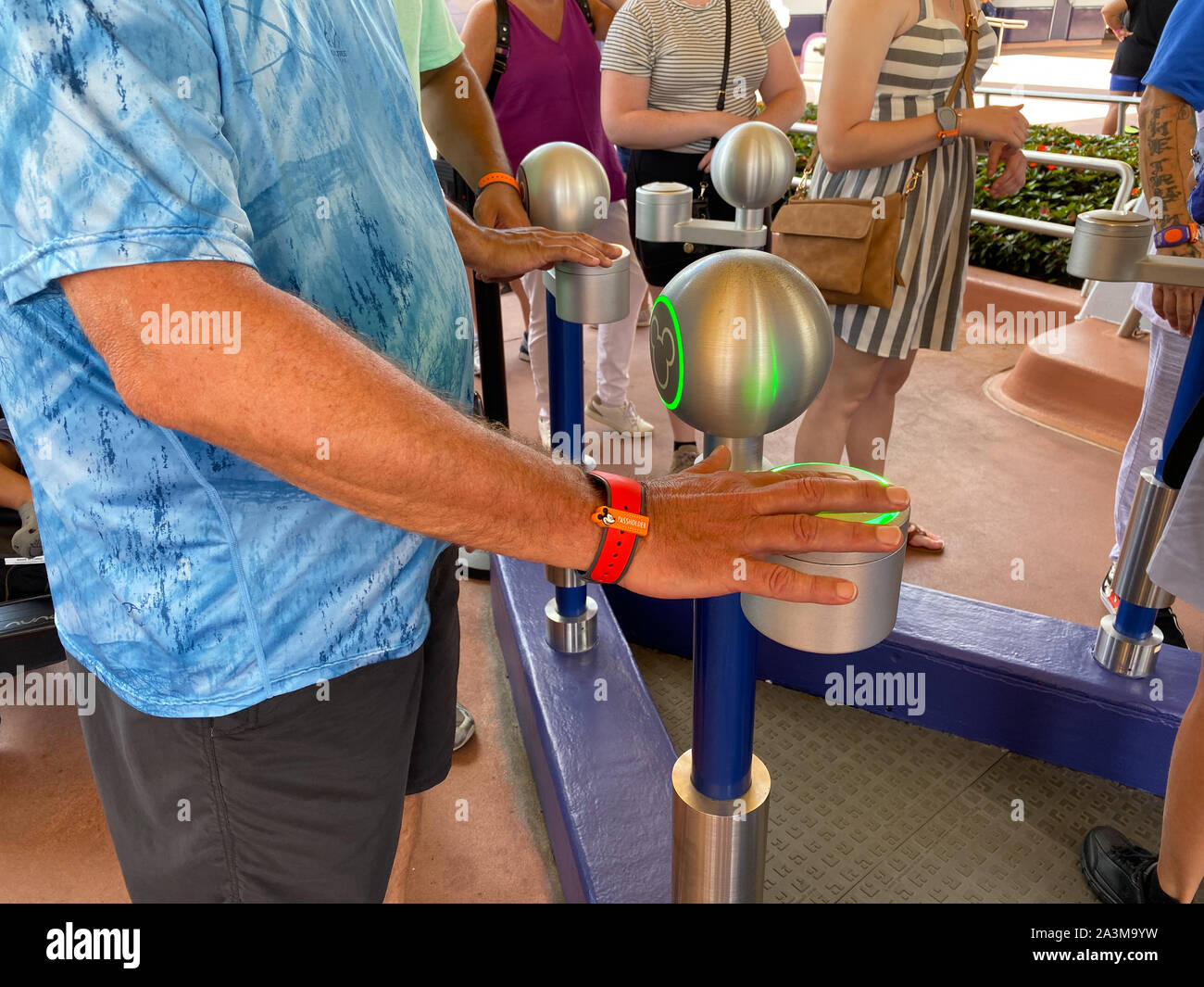 Orlando,FL/USA-10/5/19: The entrance to Disney World EPCOT theme park ...
