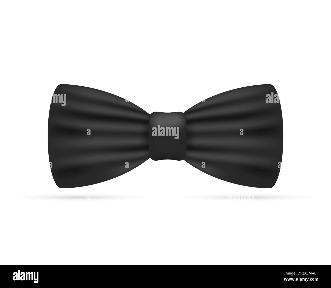 Black Bow Tie Illustration