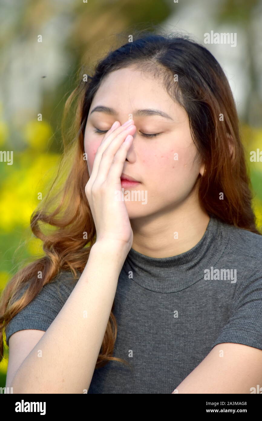 Woman allergies hi-res stock photography and images - Alamy