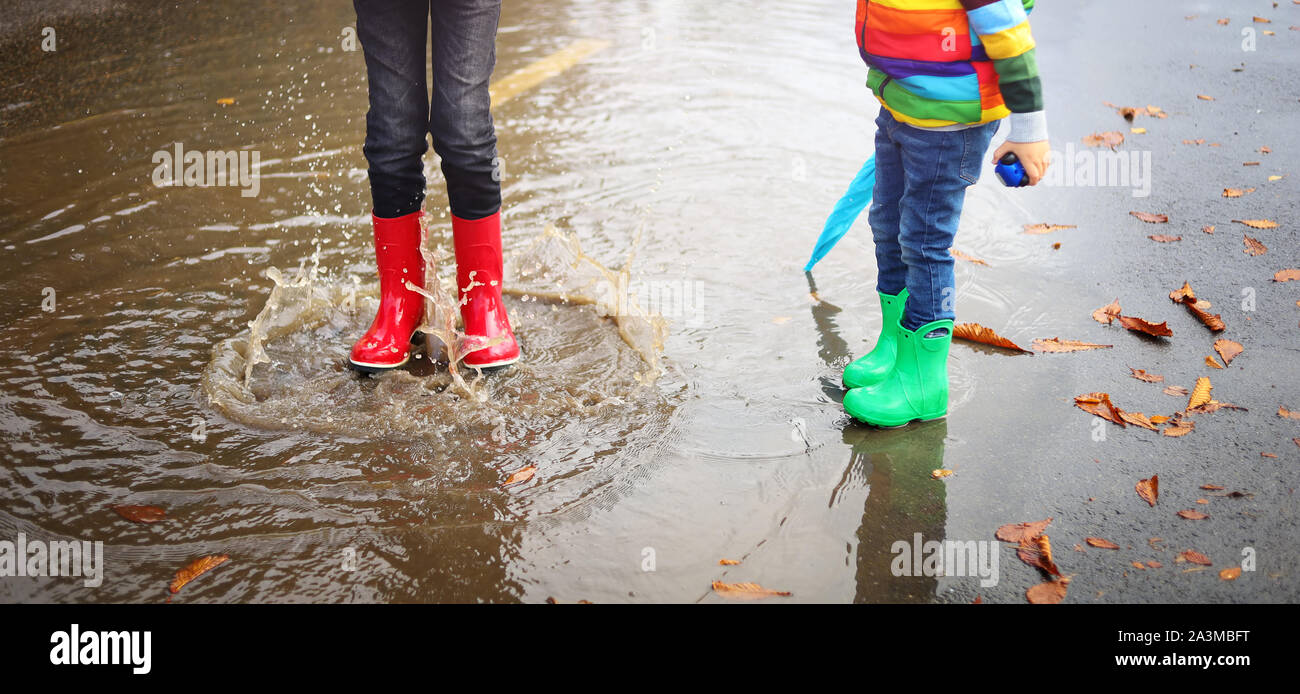 Wet wellies hi-res stock photography and images - Alamy