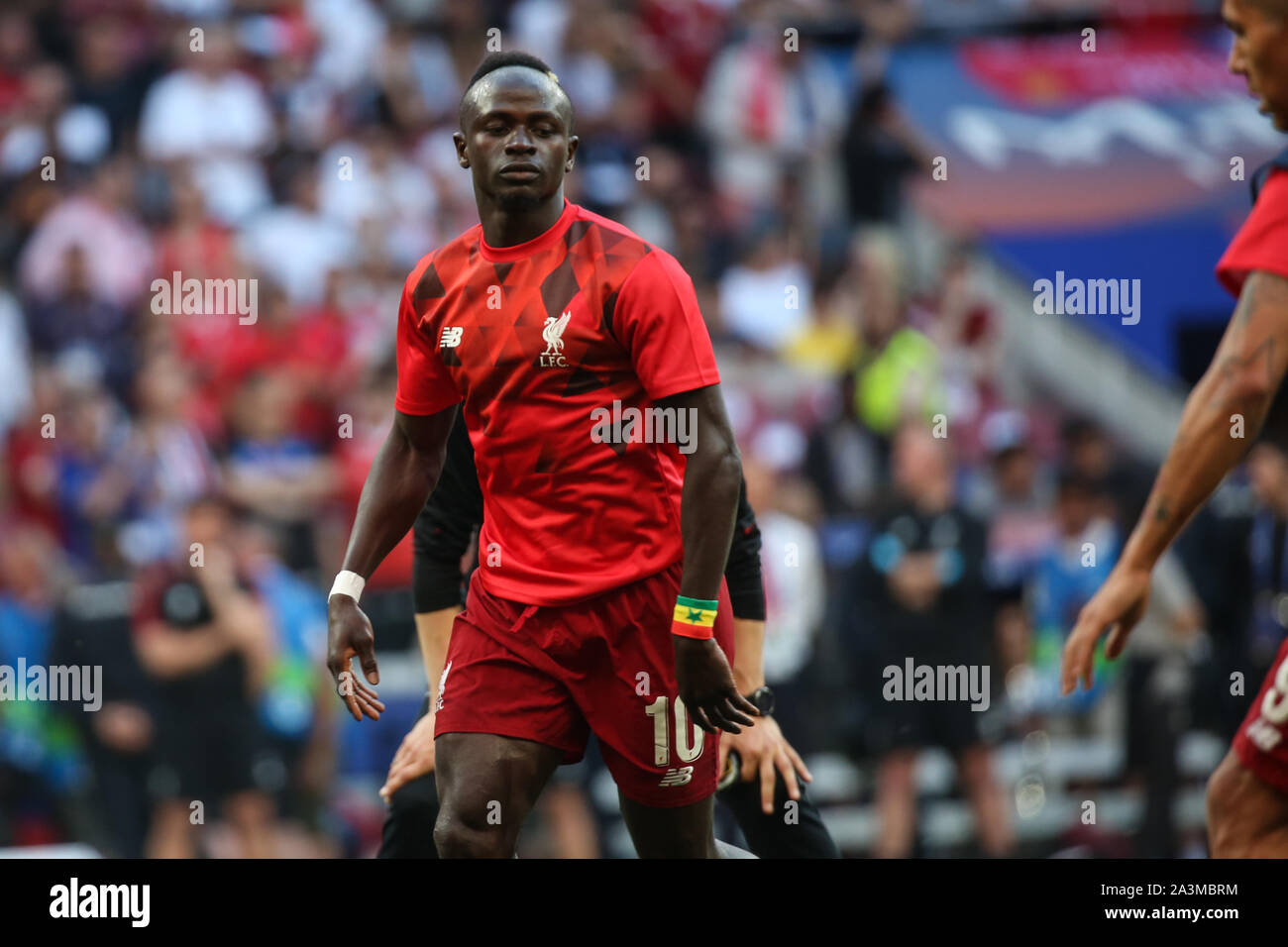 MADRID, SPAIN - JUNE 01, 2019: Sadio Mane (Liverpool) pictured during ...