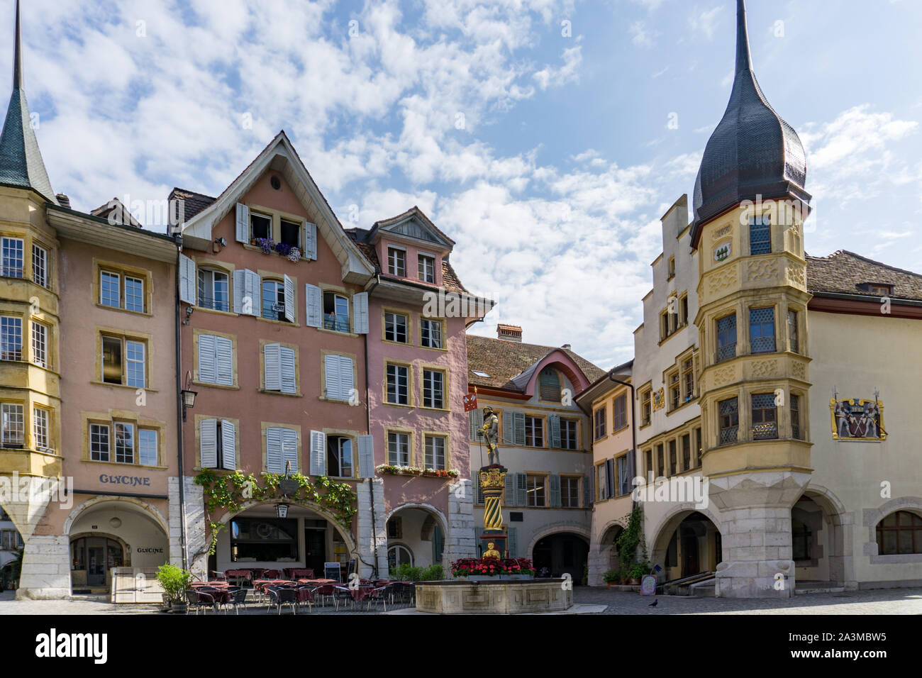The old town biel bienne hi-res stock photography and images - Alamy