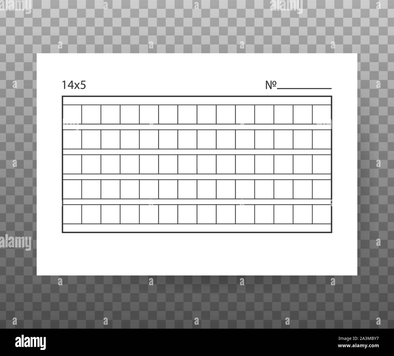 Squared manuscript paper Stock Vector Images - Alamy