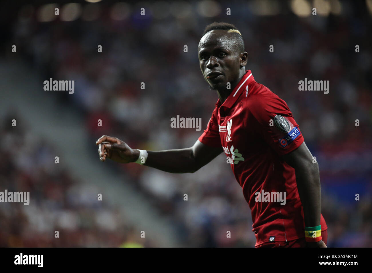 MADRID, SPAIN - JUNE 01, 2019: Sadio Mane (Liverpool) pictured during ...