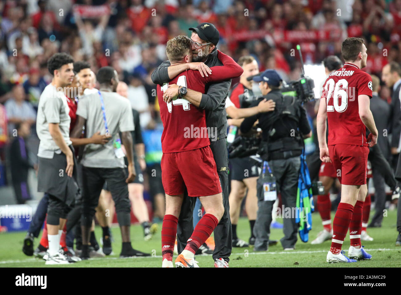 MADRID, SPAIN - JUNE 01, 2019: Jurguen Klopp (Liverpool) pictured ...