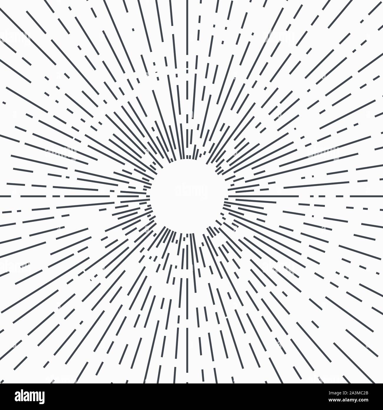 Vintage Sunburst Explosion Handdrawn Design Element Fireworks Black ...