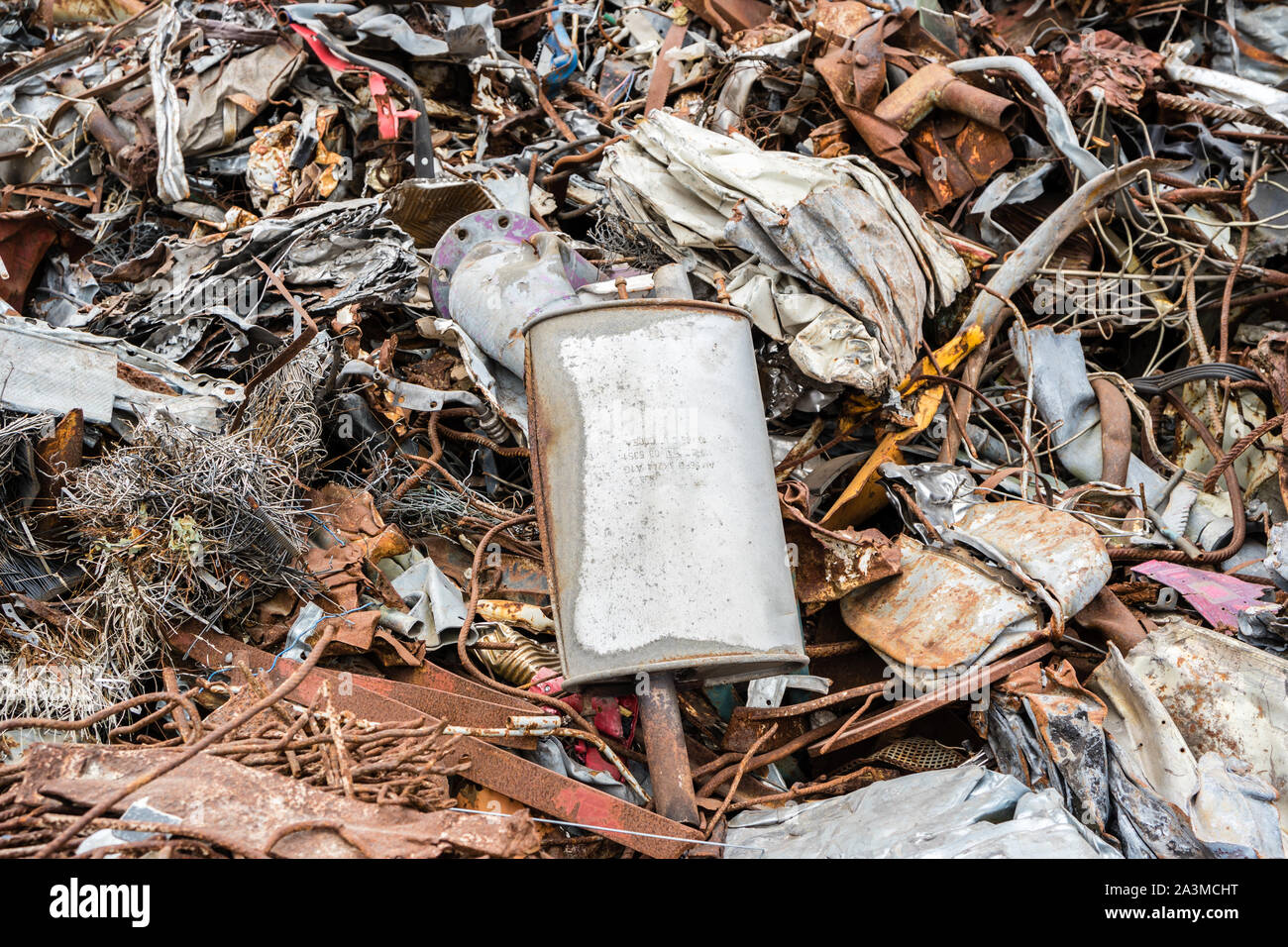 metal scrap garbage Stock Photo - Alamy