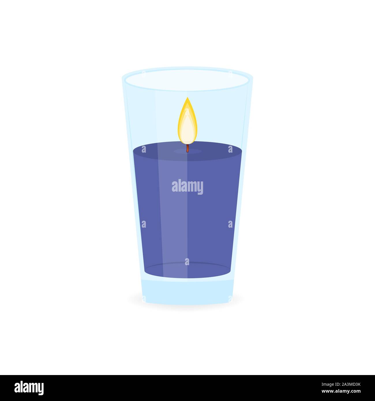 Set realistic paraffin burning Cut Out Stock Images & Pictures - Alamy