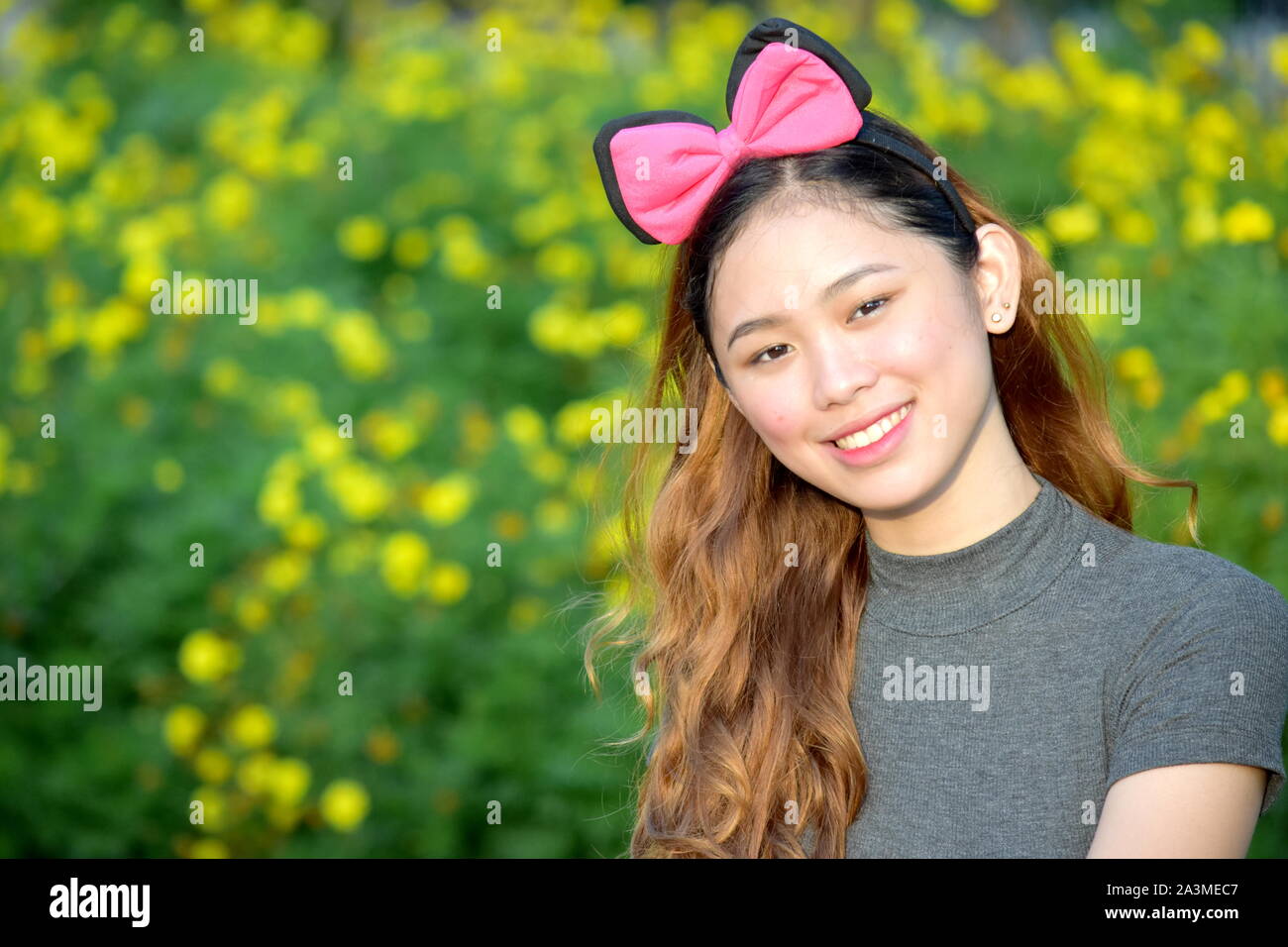 Filipina Female Smiling Stock Photo - Alamy