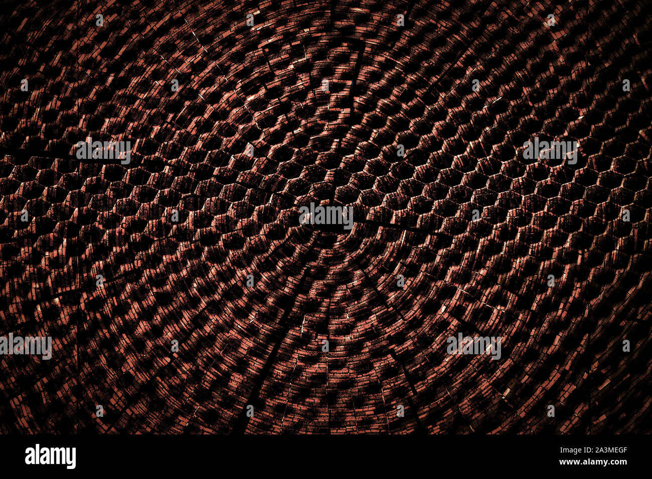 Abstract, rusted perforated sheet metal texture, background image Stock ...