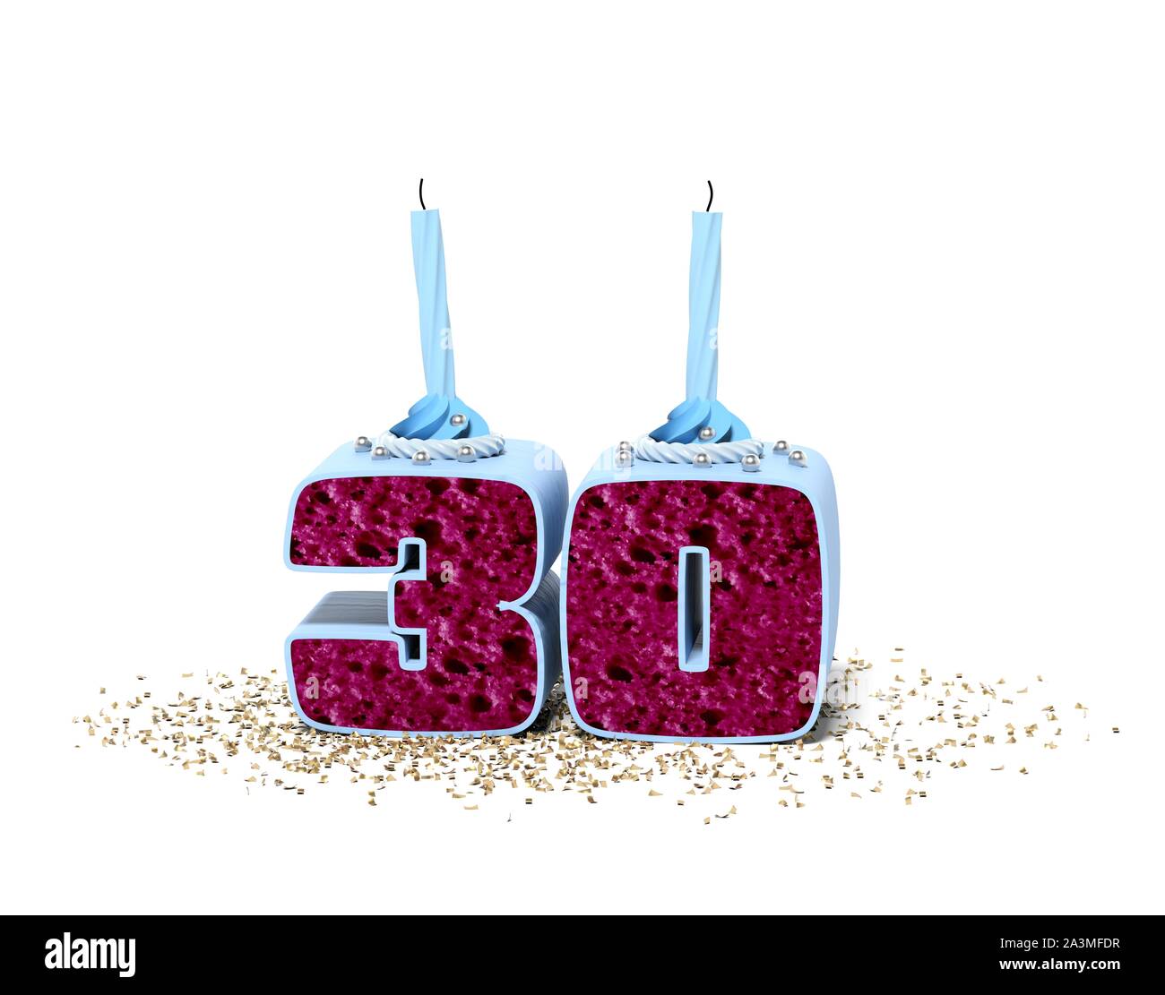 birthday cake white background Stock Photo - Alamy