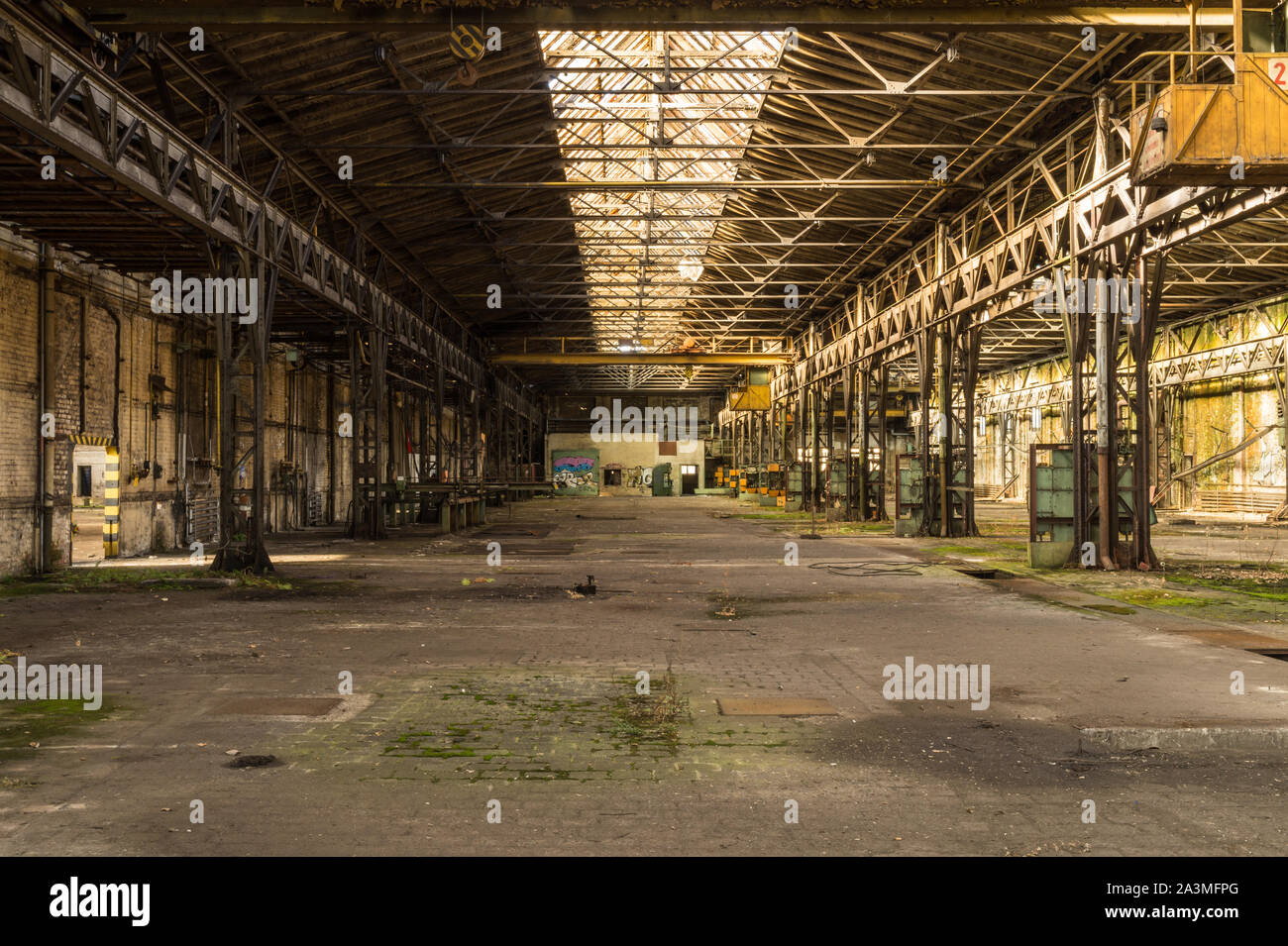 Urban GDR Factory industry Stock Photo - Alamy