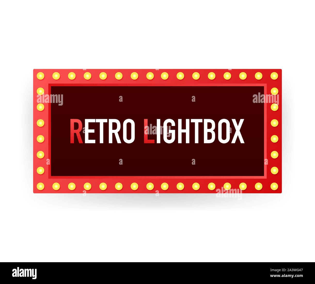 Movie theater poster lightbox Cut Out Stock Images & Pictures - Alamy