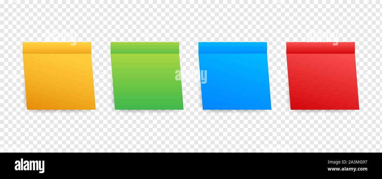 Blue post it notes Stock Vector Images - Alamy