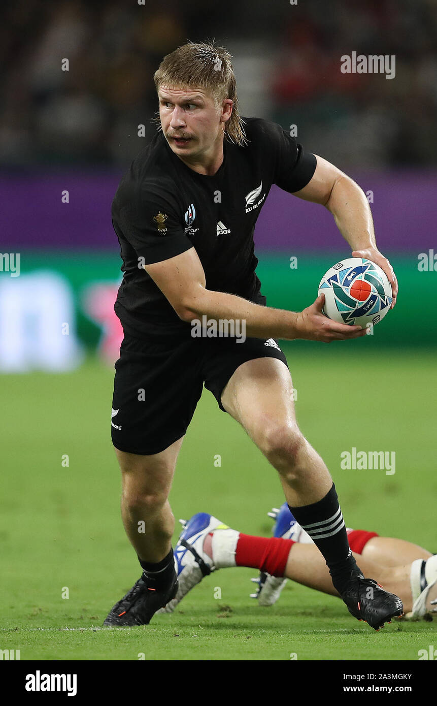 New Zealand's Jack Goodhue during the 2019 Rugby World Cup match at ...