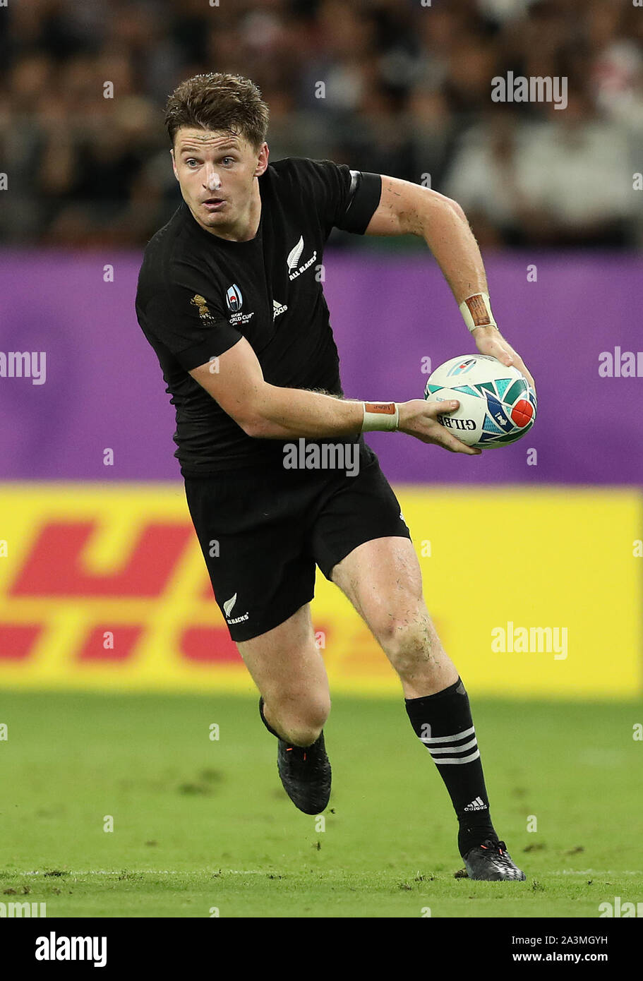 New Zealand's Beauden Barrett during the 2019 Rugby World Cup match at ...