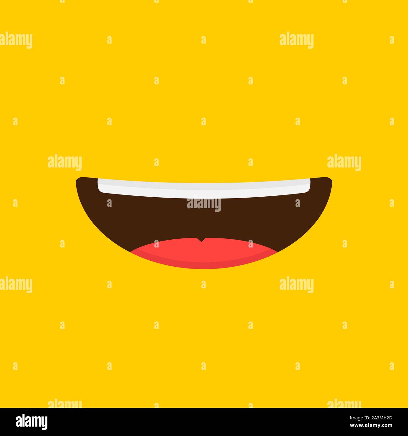 Smiley face. Yellow smile poster. World smile day. Vector illustration ...