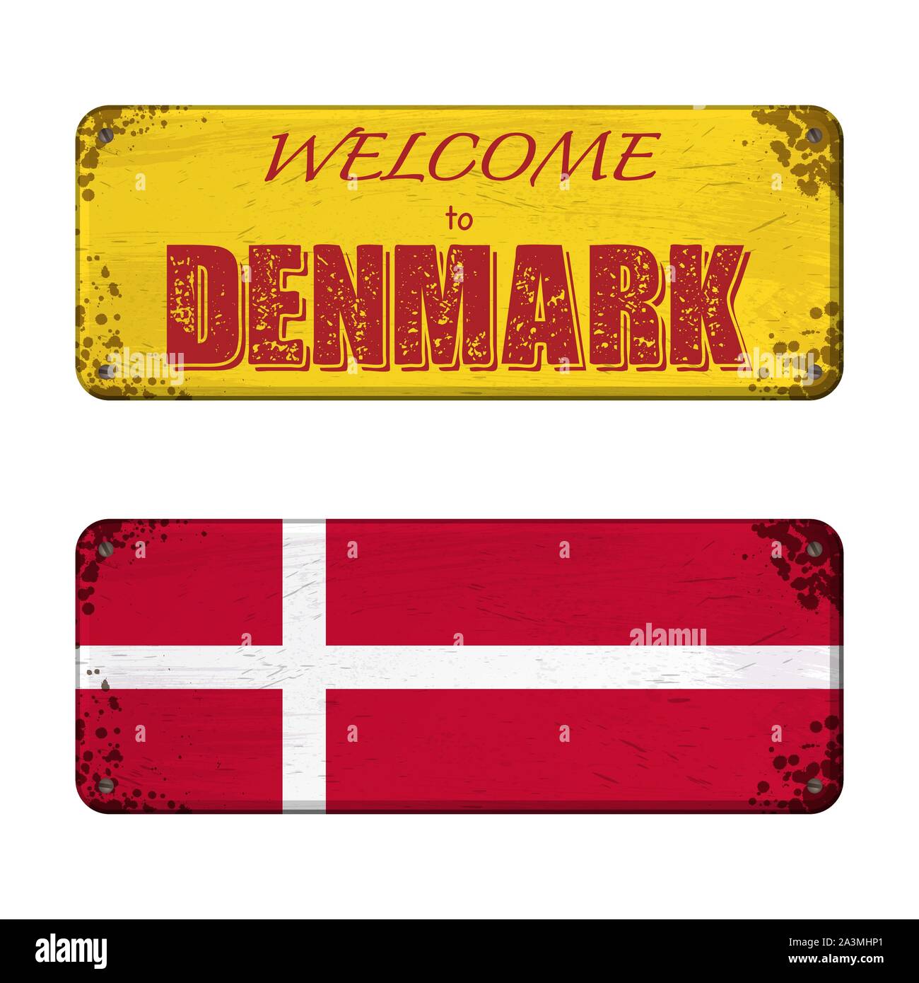 Welcome to denmark sign hi-res stock photography and images - Alamy