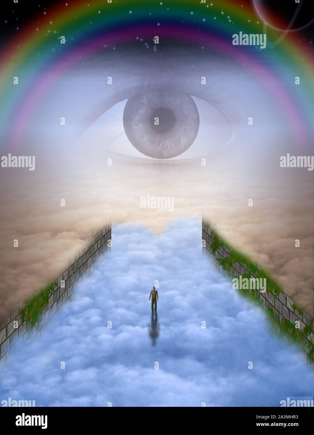 Eye god in tunnel hi-res stock photography and images - Alamy