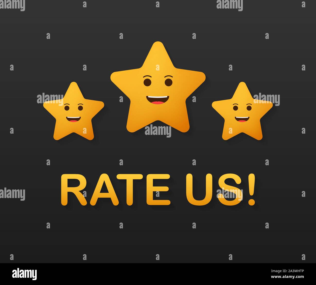 Rating stars. Flat design. User reviews, rating, classification concept ...