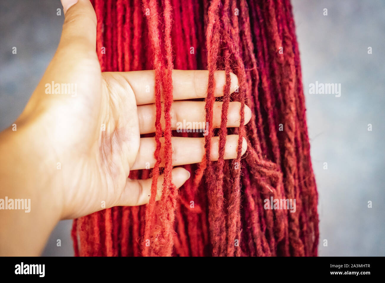 Traditional natural dying in Oaxaca, Mexico Stock Photo - Alamy