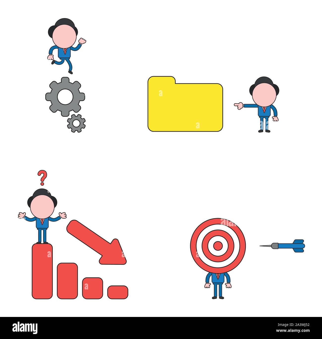 Confused bull Stock Vector Images - Alamy