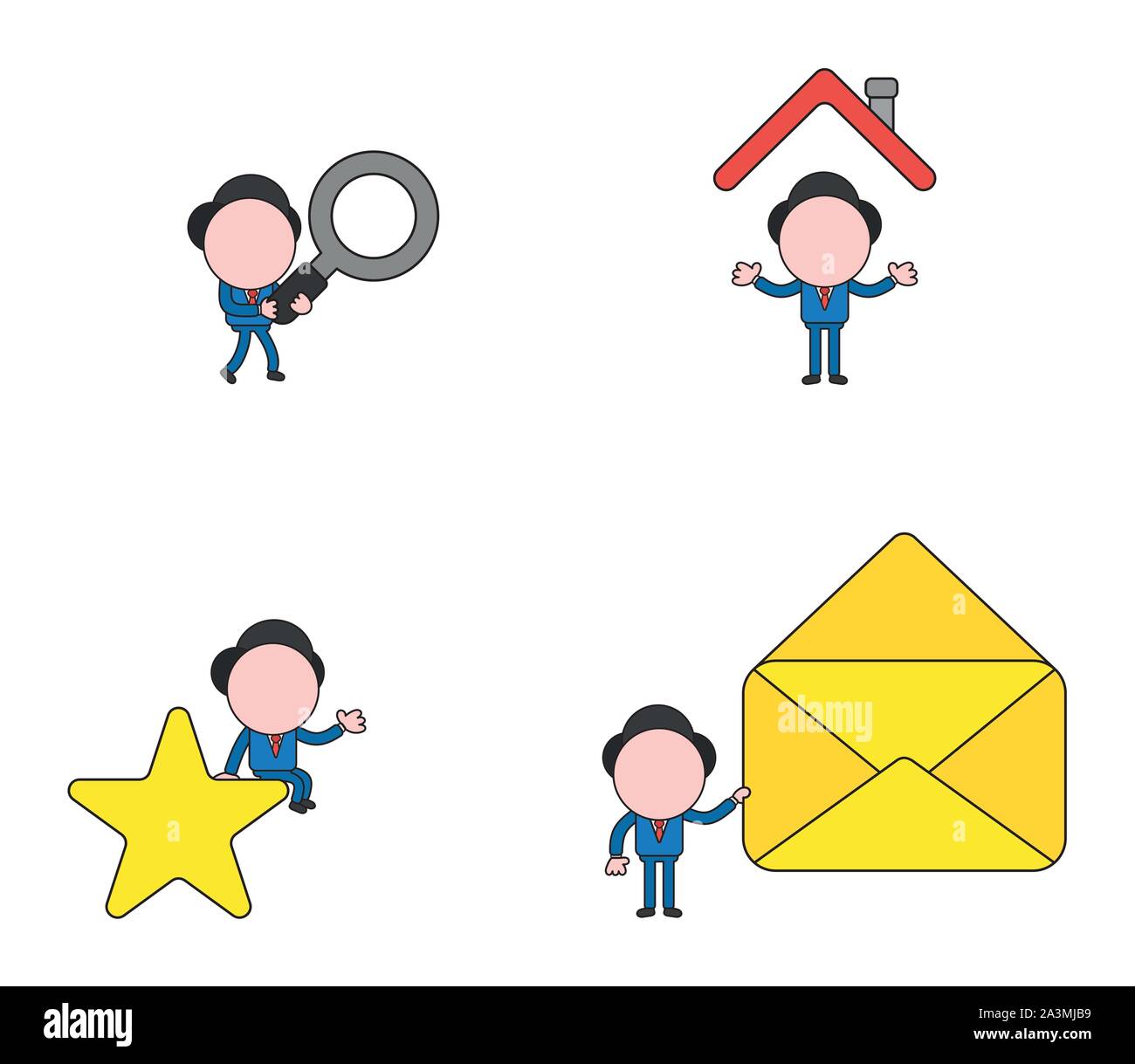 Luxury house standing on Stock Vector Images - Alamy