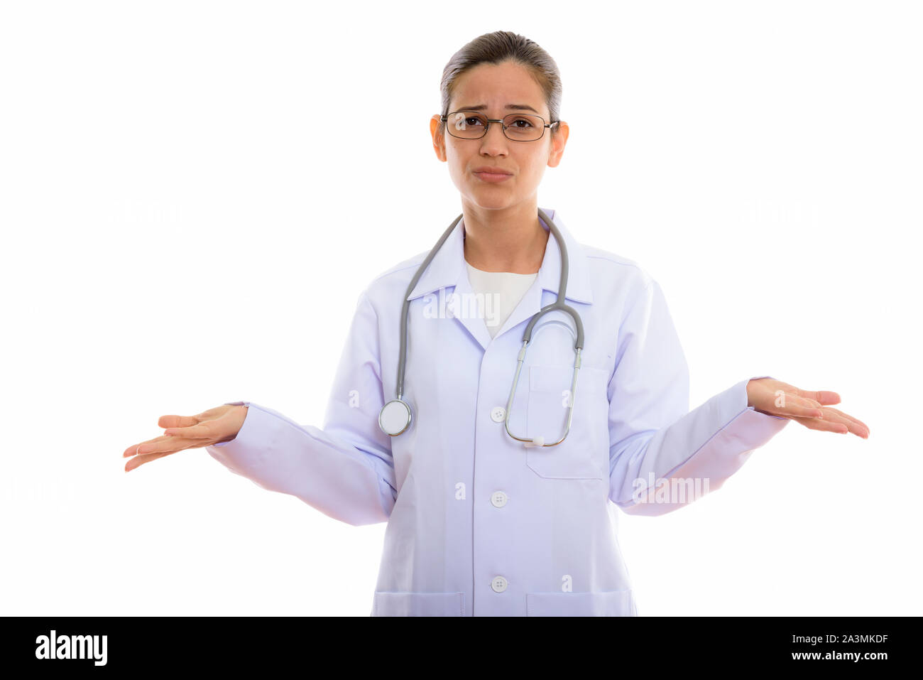 Confused woman health hi-res stock photography and images - Alamy