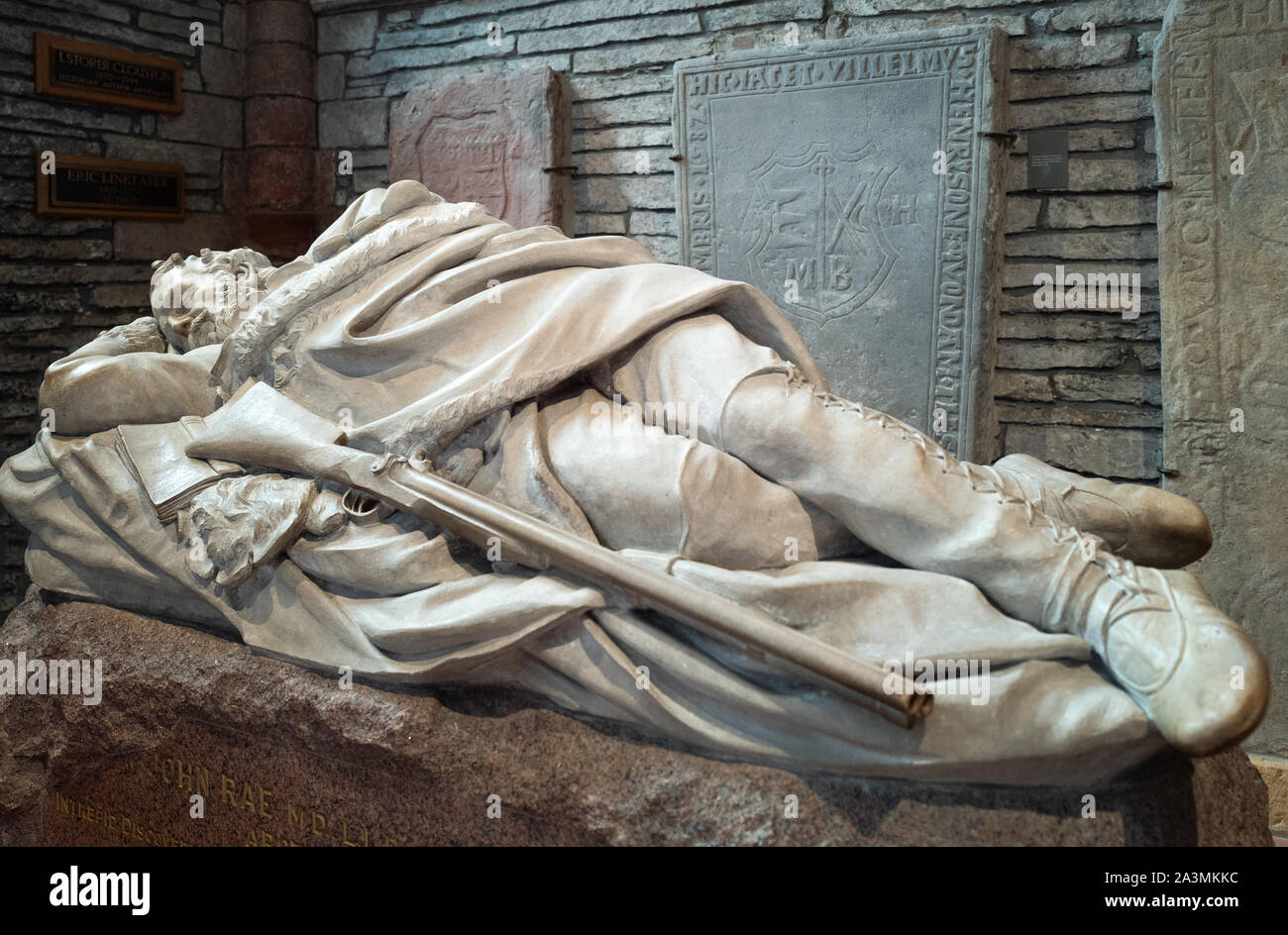 Kirkwall, Orkney, Scoland - June 4, 2019: The memorial of the Scottish ...